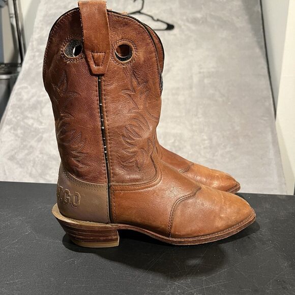 Durango | Shoes | Durango Cowboy Boots Mens 8 D Brown Leather Sqaure ...